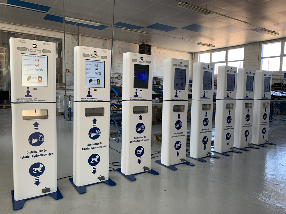 Borne FeverScan - Borne de détection de fiévre